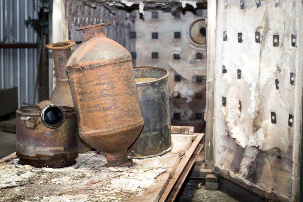 DPF in Burn-Off Oven – Don Hart's Radiator